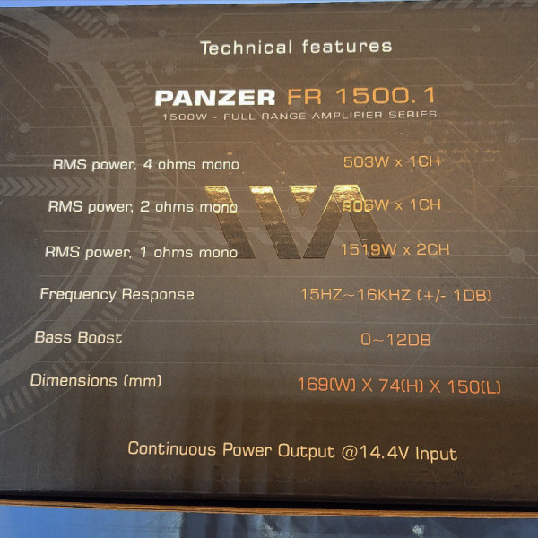 WAR AUDIO 1500D 컴팩트 사이즈 앰프